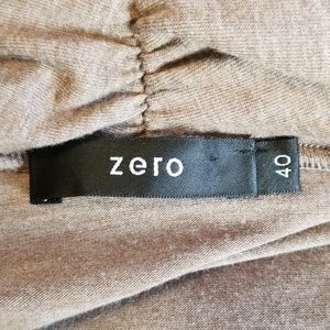 Zero | Dresses | Zero Clothing Brown Faux Wrap Dress | Poshmark